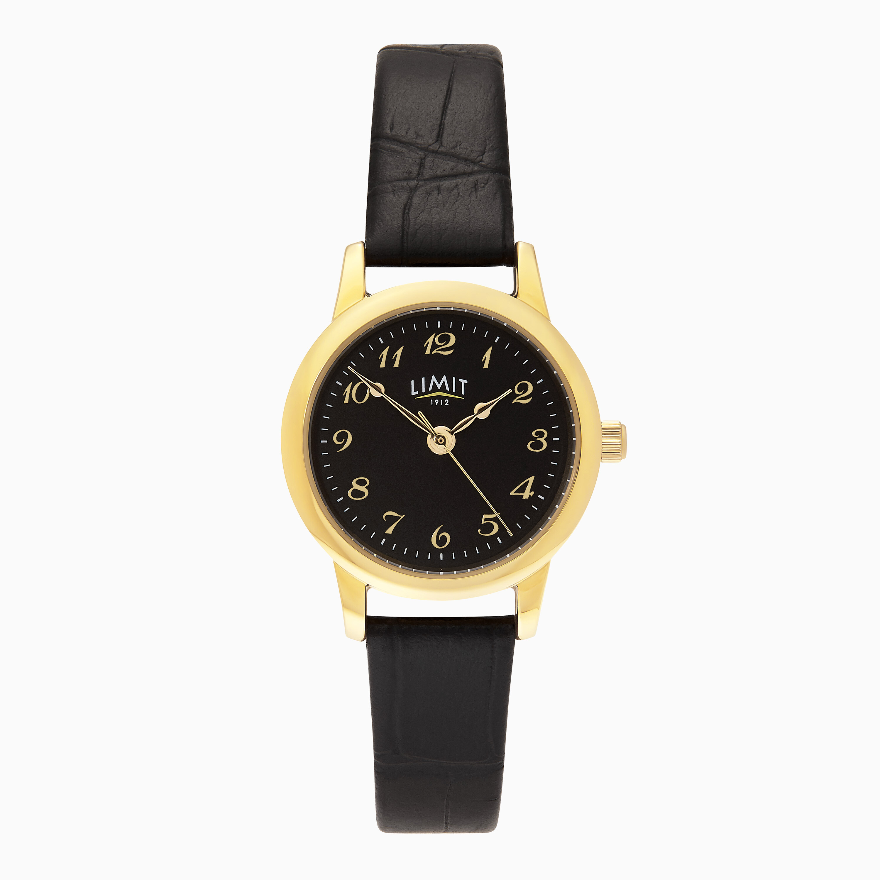 Limit Ladies Classic Watch (60272) - Round | 26mm | Black Polyurethane ...